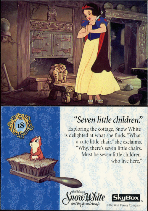 Filmic Light - Snow White Archive: 1994 SkyBox Trading Cards: 1-60