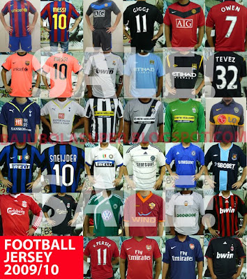 BajuBolaSuper: JERSEY CLUB EROPA MUSIM 2009/10