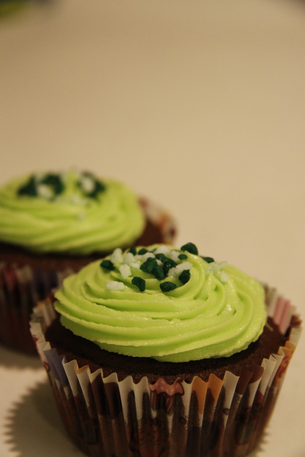The M Word: I ♥ cake - After-Eight cupcakes