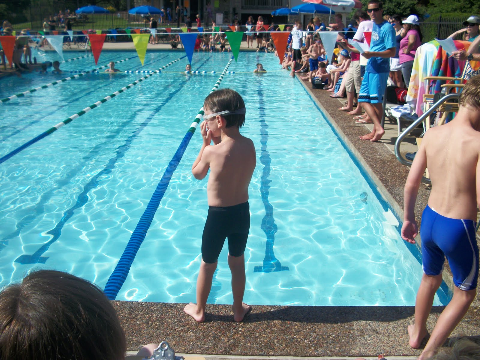 The Walkers: Alex's Second Swim Meet