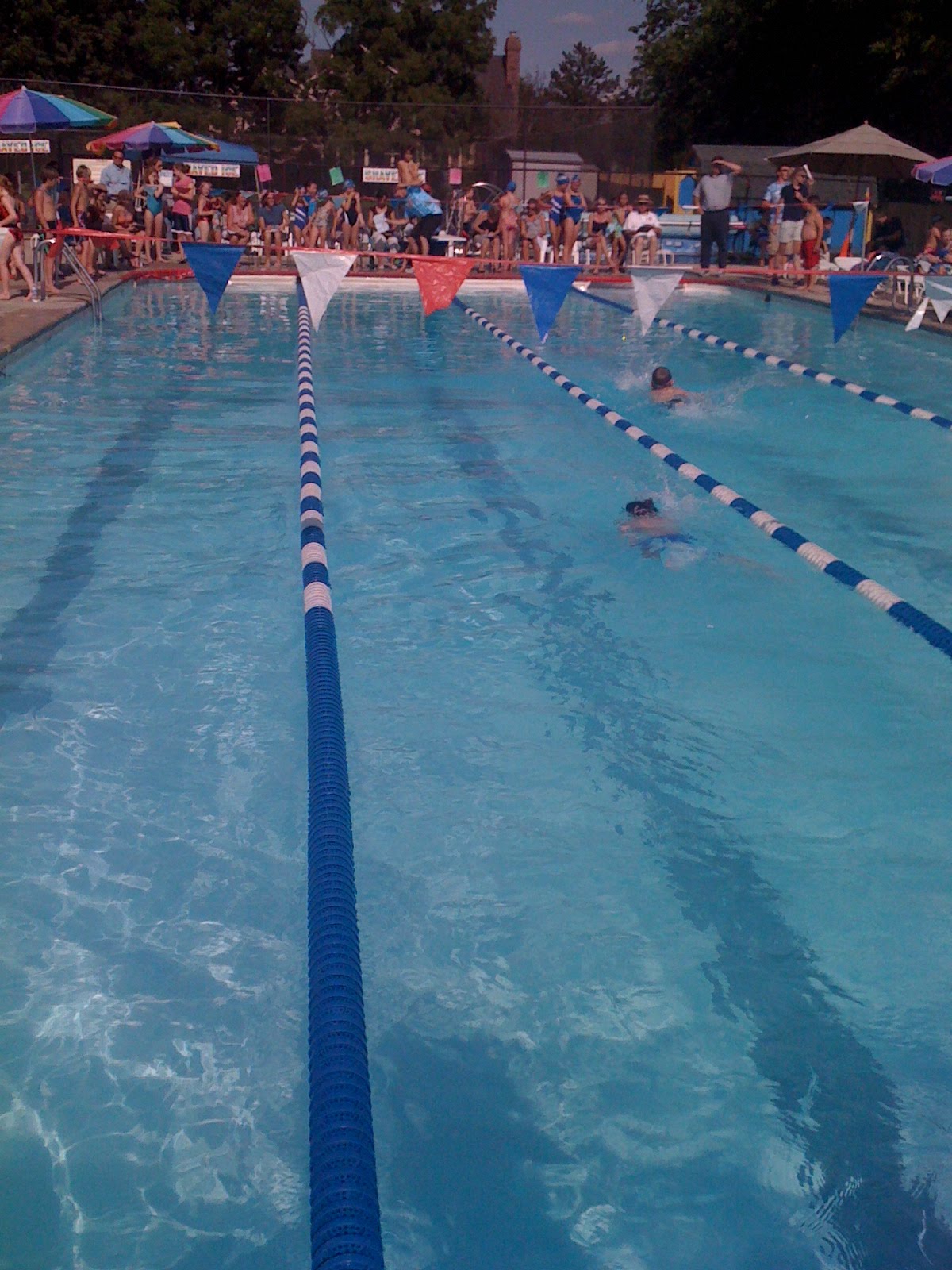 The Walkers: Alex's Swimming in the Big Kid's Relay Race