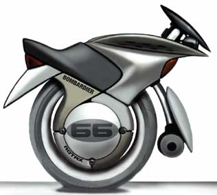 Amazing and Fantastic Motorcycle: EMBRIO ONE WHEELED MOTORCYCLE