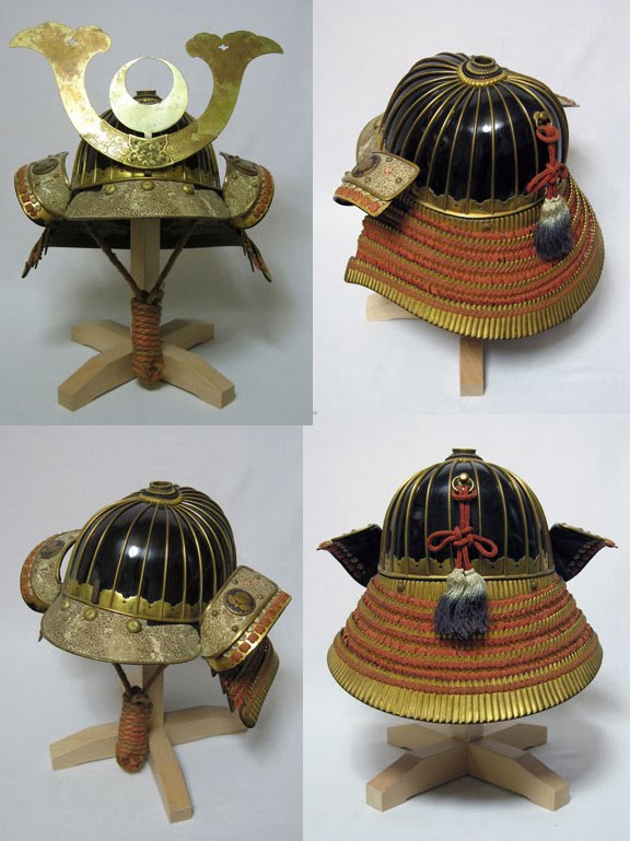 O QUE É MEU É NOSSO: Origami - Elmo de Samurai - Kabuto - Samurai Helmet