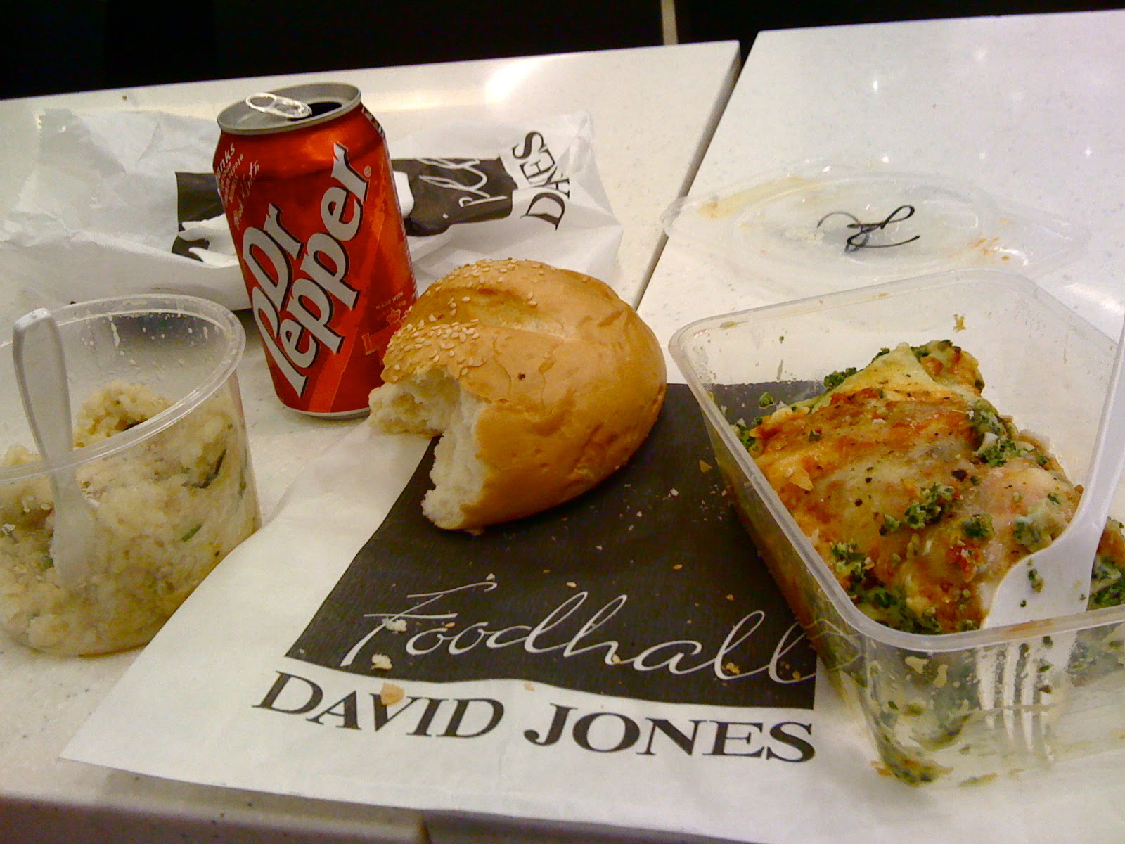 The Empty Fridge.: Budget Dining 101 - David Jones Food Hall, Sydney City