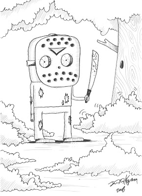 The Art Of Dimitri Kozma: Freaky Jason Voorhees - Illustration by ...