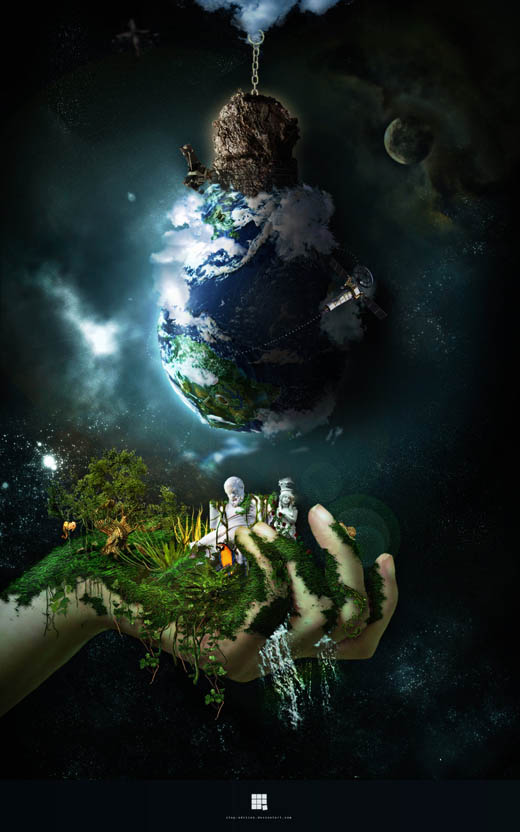 mitisor poienaru ...: earth photo manipulation