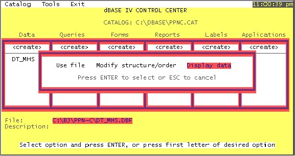 Modus Program Dbase IV | Face