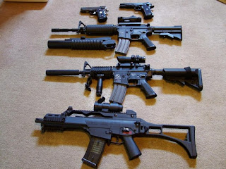 airsoft gun: m4a1,hk416,hk418