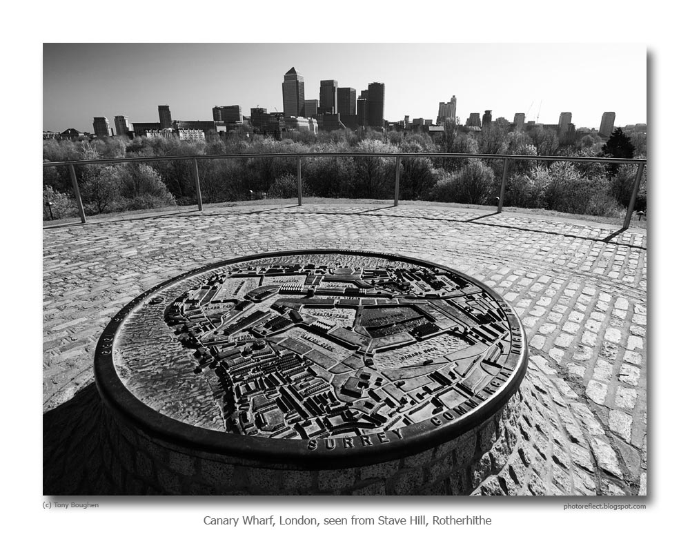 PhotoReflect: View from Stave Hill, Rotherhithe