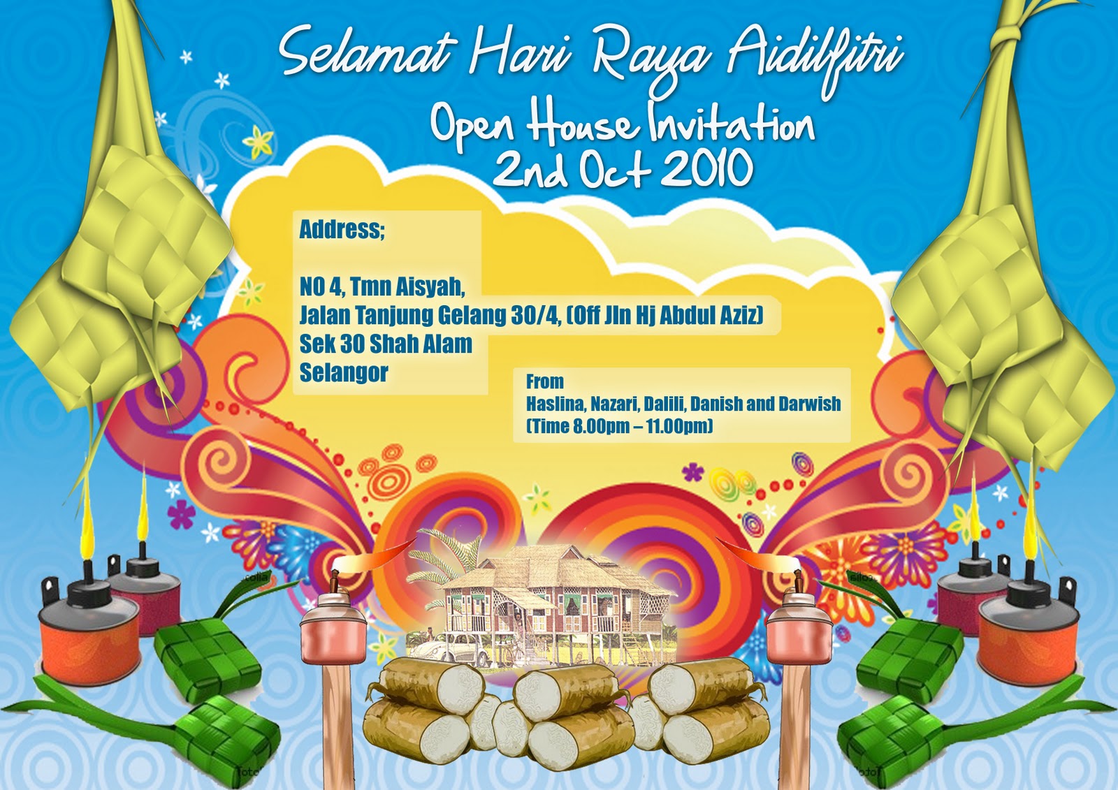 MN Pictures: Design Invitation Hari Raya