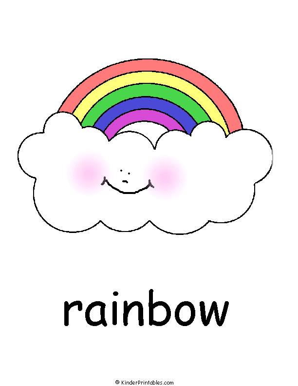 WEATHER SYMBOLS part 1 (COLOUR) | learningenglish-esl