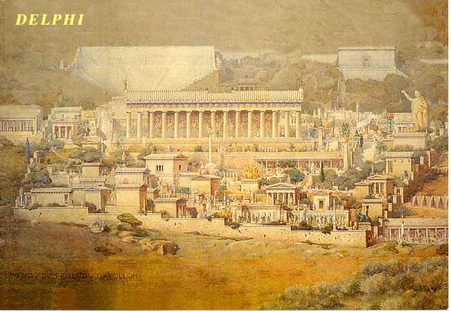 Χάρτες της πόλης των Δελφών | Ελληνικό Αρχείο