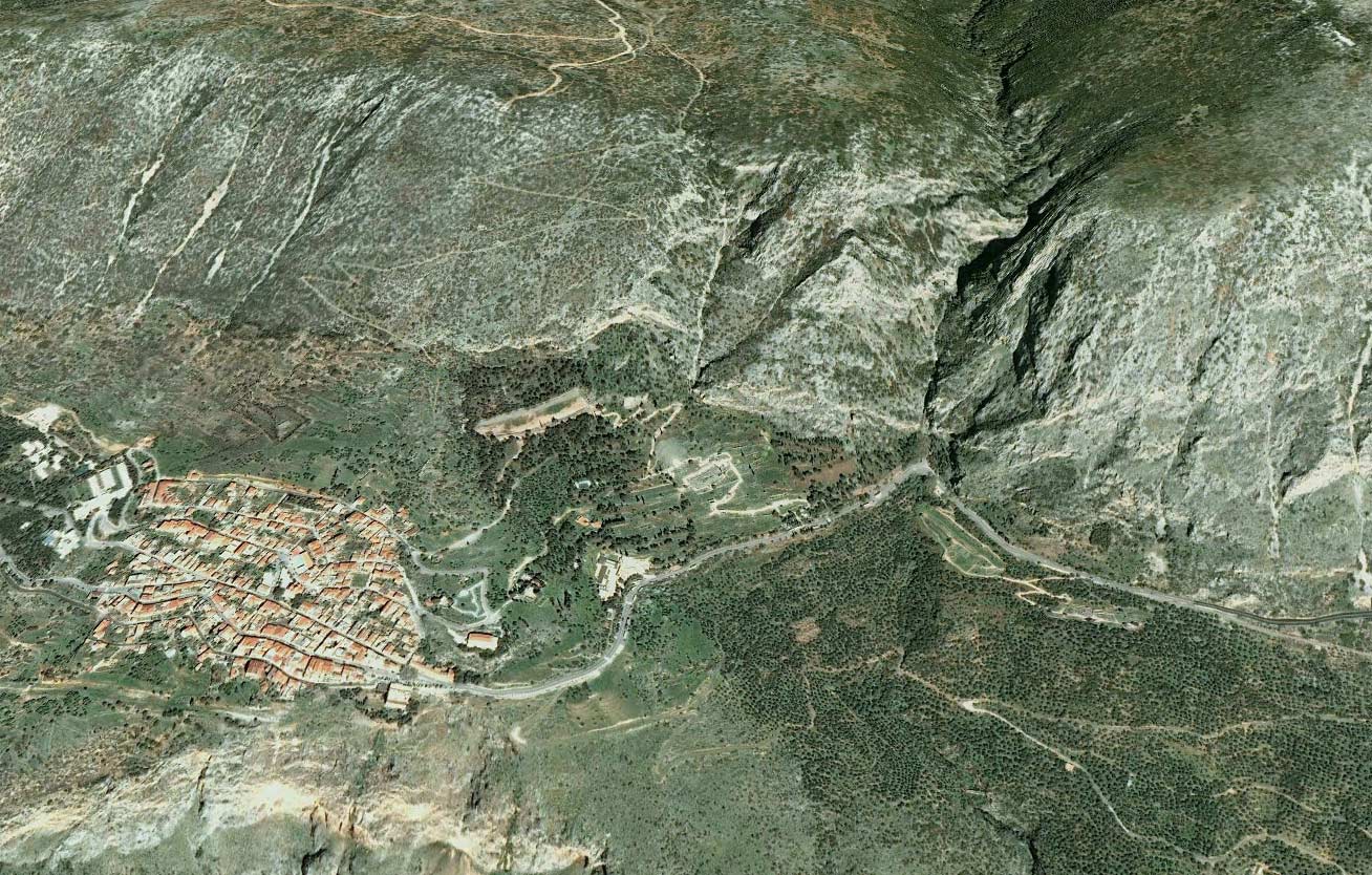 Χάρτες της πόλης των Δελφών | Ελληνικό Αρχείο