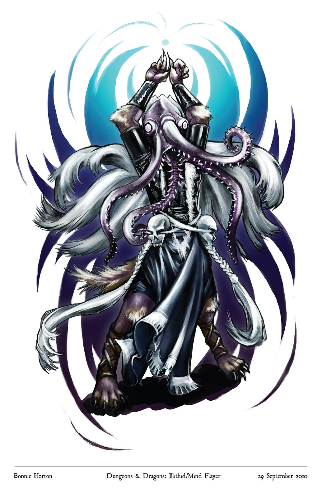 The Art of Bonnie Horton: Illithid Mind Flayer