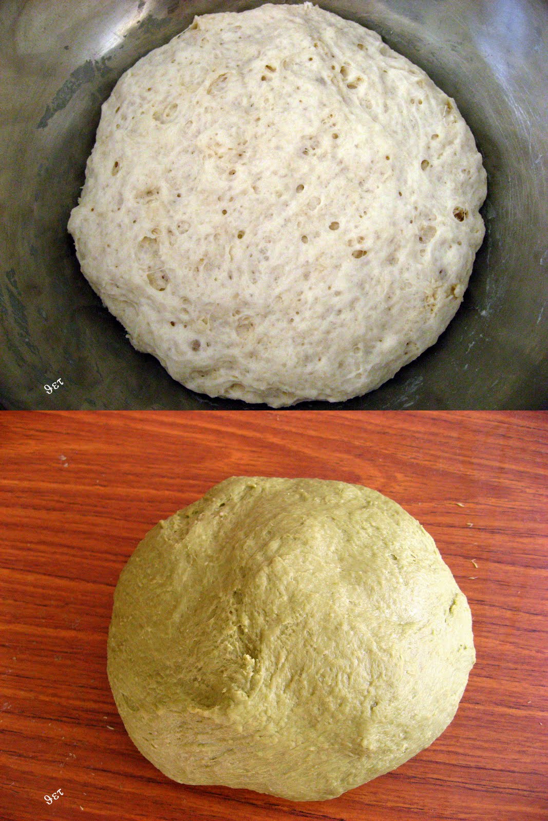 Slacker: Green Tea Buns (Sponge and Dough Method)