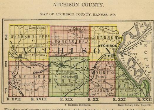 Kansas And Its Surnames: Atchison County Kansas.