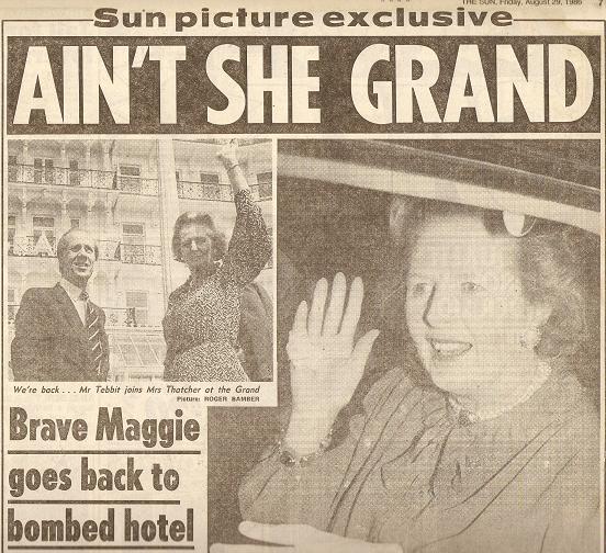 80s Actual: 1984: The Bombing Of The Grand Hotel, Brighton, and 1986 ...