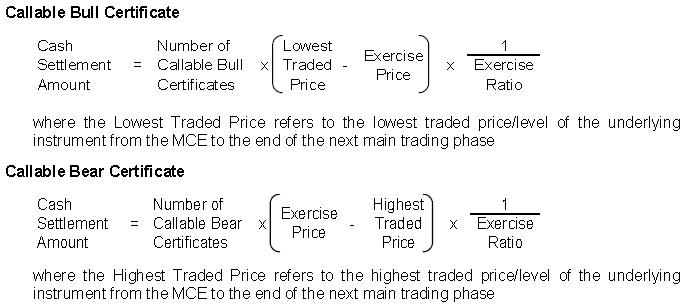 To Be A Success Trader: CALLABLE BULL/BEAR CERTIFICATES (“CBBC”)