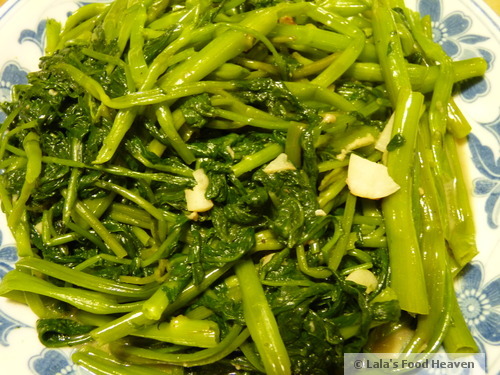 Lala’s Food Heaven: Ong Choy with preserved Bean Curd Sauce