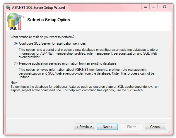 Create asp.net membership database schema in SQL Server | Create User using CreateUserWizard ...