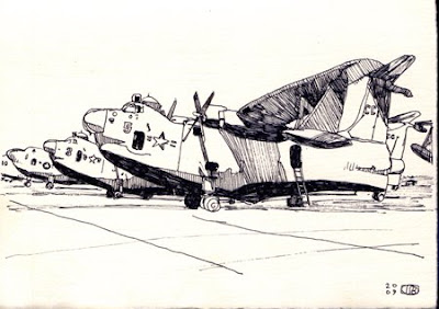 sketchbook drawings: Top Gun (600th post)