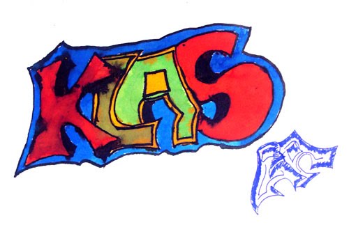 creatieve vorming isk: klas RA graffiti letters