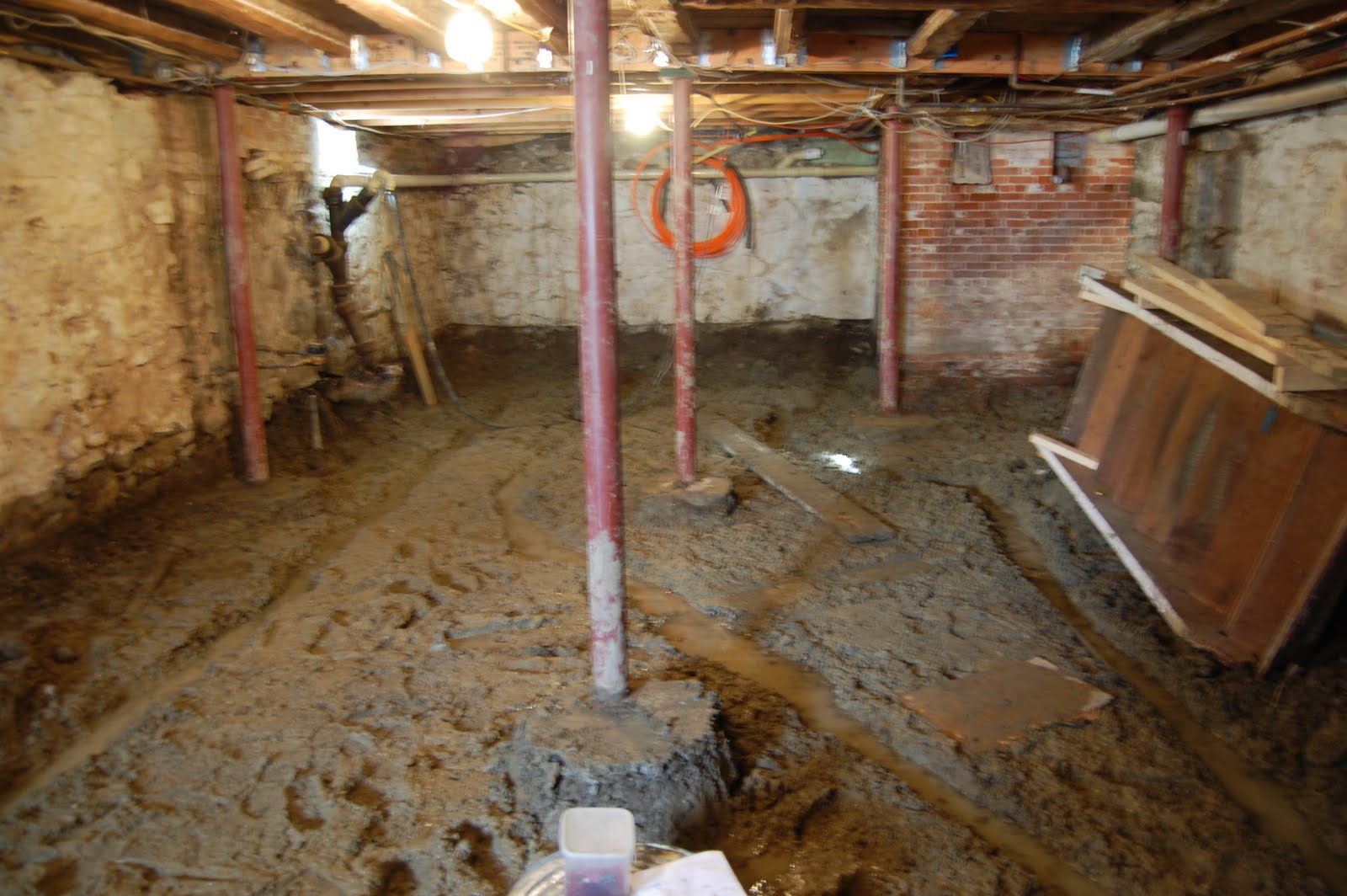 335 Maplewood Ave Renovation: Basement digging complete!