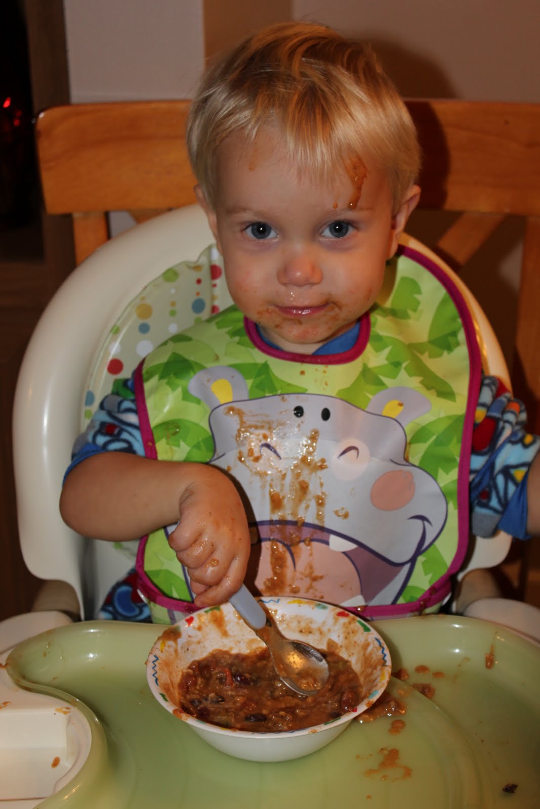 Lauren's Life Journey: Messy Eating!