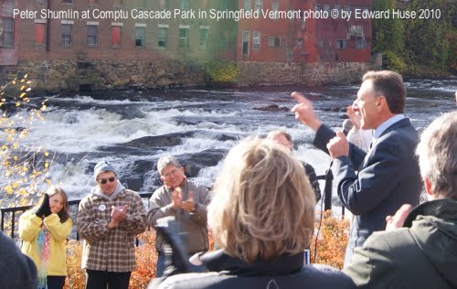 Springfield Vermont - City of Lights: Peter Shumlin speaks to voters in ...