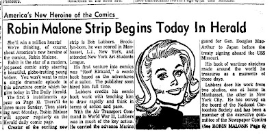 Cool-Mo-Dee: Robin Malone 1967 Comic Strip Scans