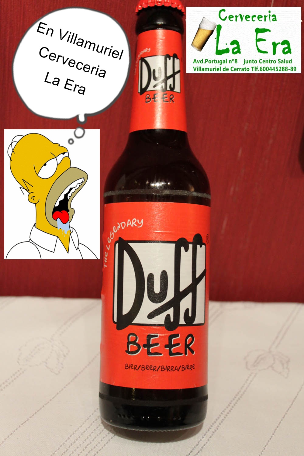 Cerveceria La Era: La Legendaria Cerveza Duff en Cerveceria La Era ...