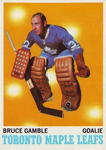 Vintage Leafs: Bruce Gamble Hockey Card