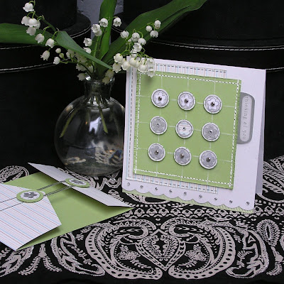 Mel Stampz: FAUX GRID Technique (sans scorepal) & Paper Piercing Trix