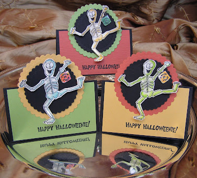 Mel Stampz: (3) Mr.Bones Place Setting cards