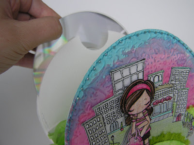 Mel Stampz: BIG round CD gift box: The Cuttlebug Challenge Blog Music ...