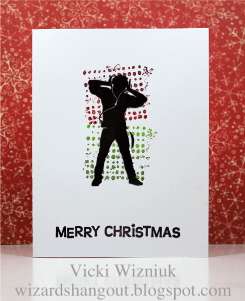 Wizard's Hangout: No Muss, No Fuss, Teenage Boy Christmas Card