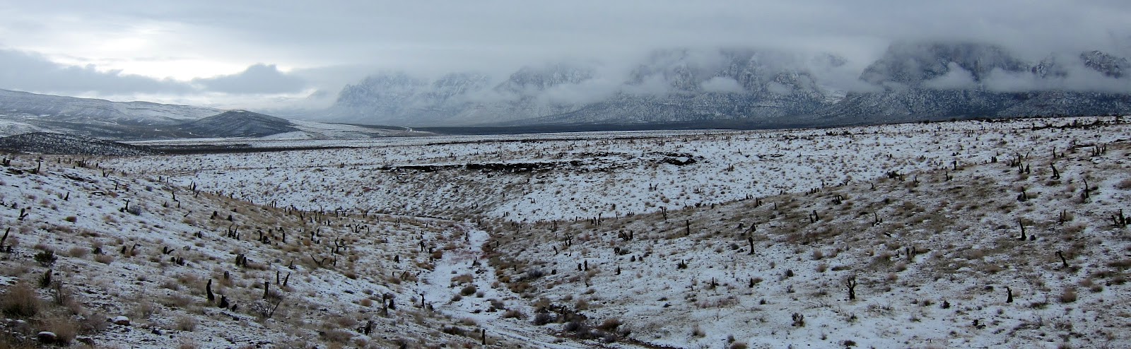 Mountain UltraLight: A Snowy Desert Scene