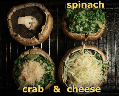 The 99 Cent Chef: Portabella Crab Rockefeller