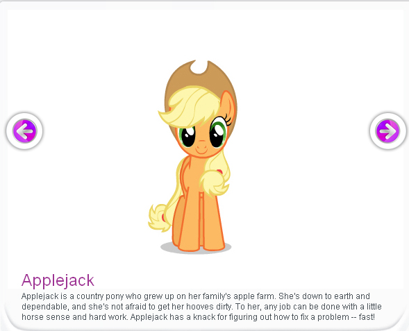 My Little Pony G4: Character Descriptions