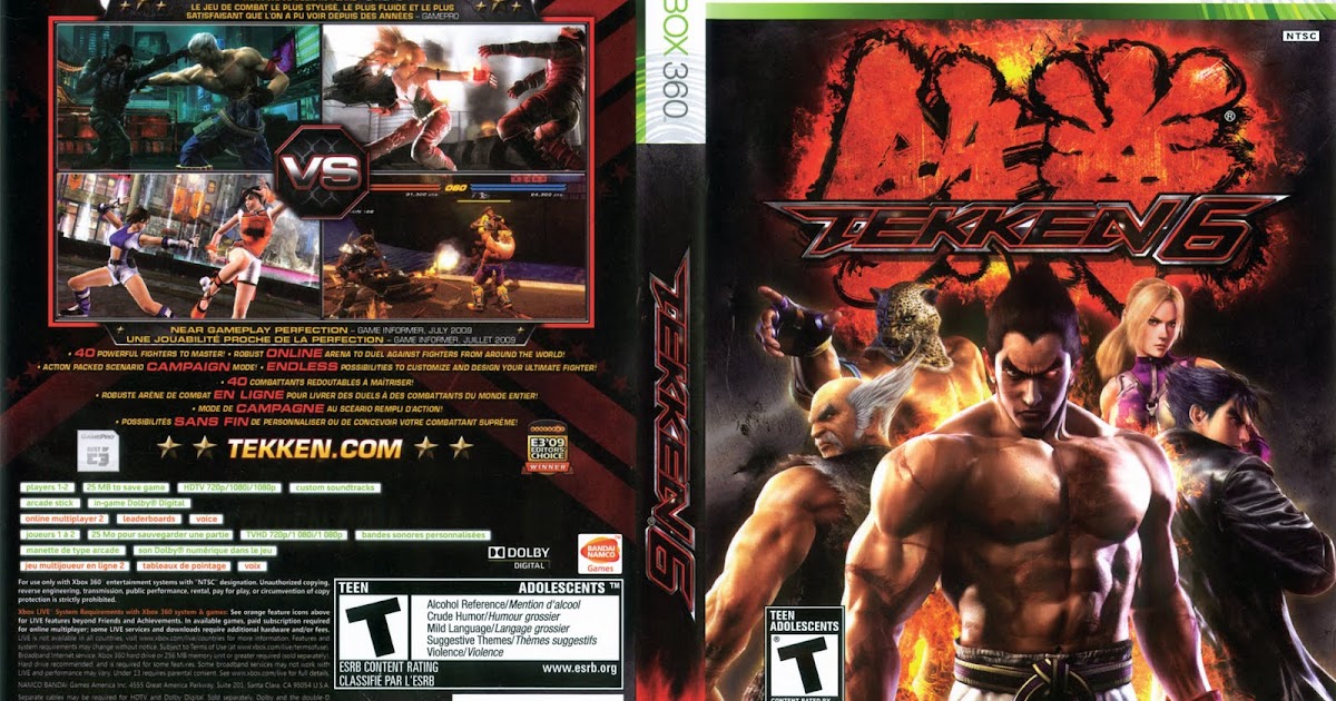 Games Covers: Tekken 6 - Xbox 360
