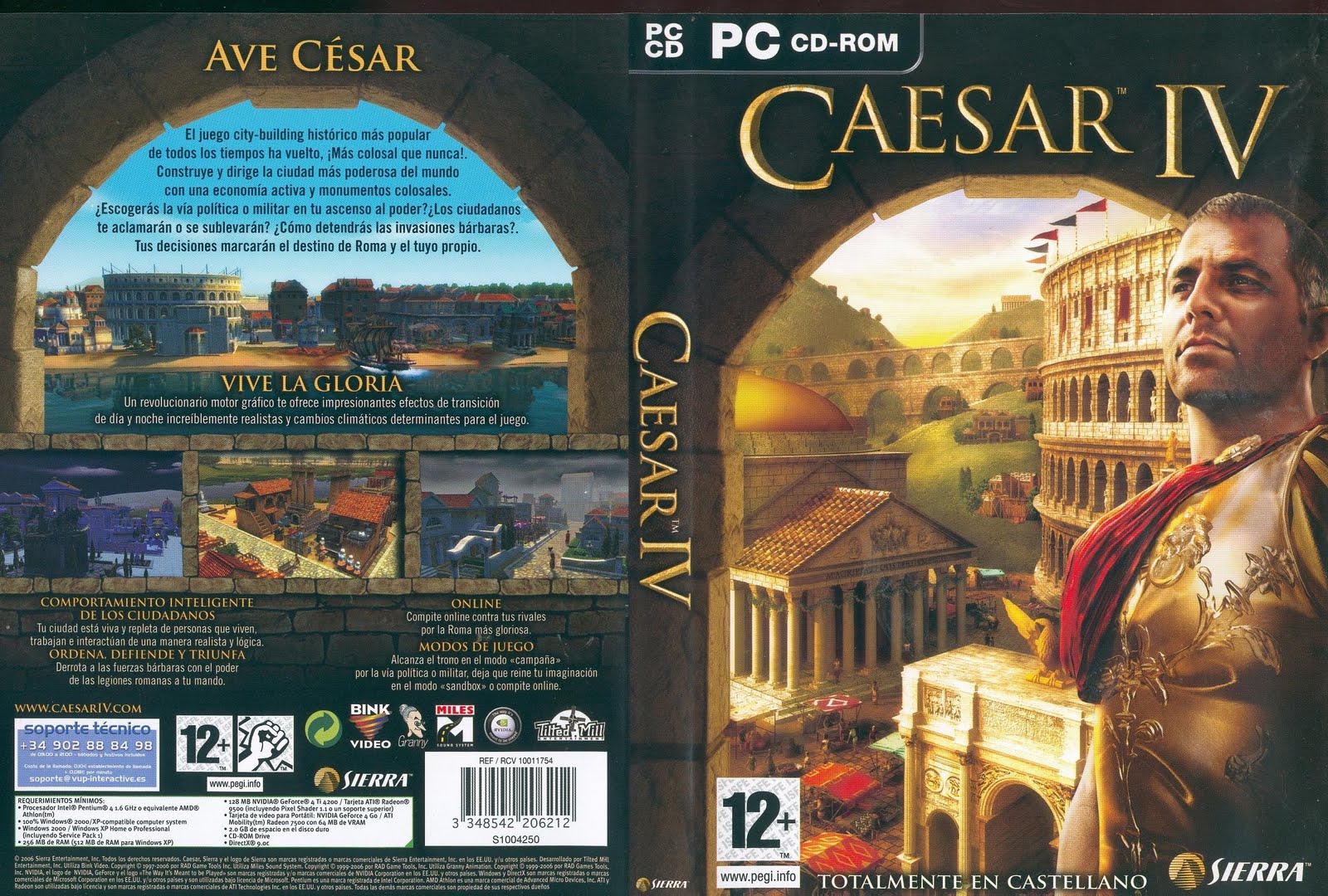 Games Covers: Caesar 4 - PC Game