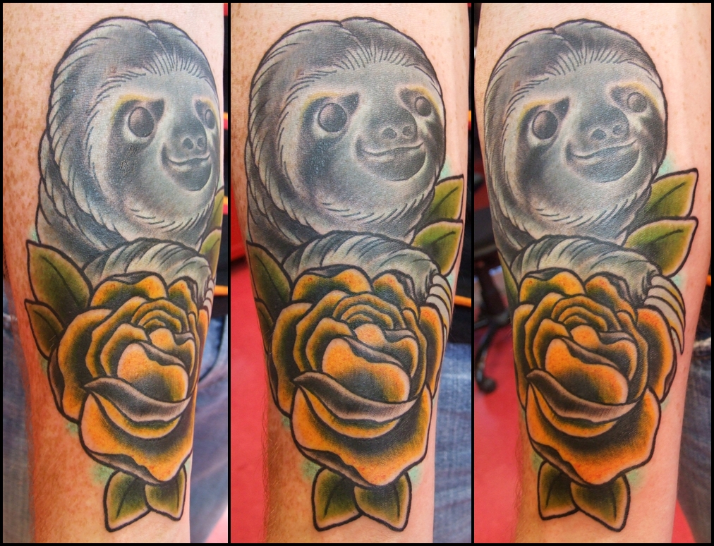 23 Of The Best Sloth Tattoos Of All Time