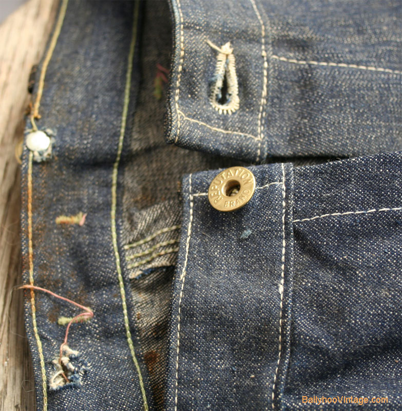 Ballyhoo Vintage News: Vintage 1920s Blue Jeans Find!