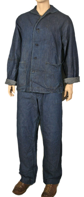 Ballyhoo Vintage News: Vintage World War II Navy Denim Fatigues