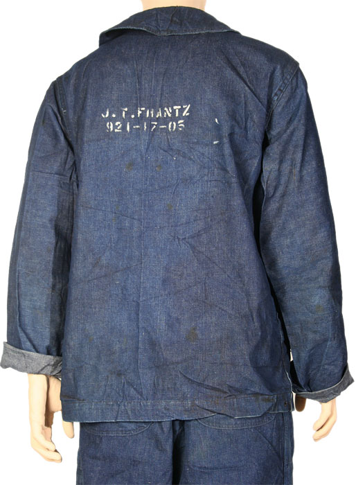 Ballyhoo Vintage News: Vintage World War II Navy Denim Fatigues
