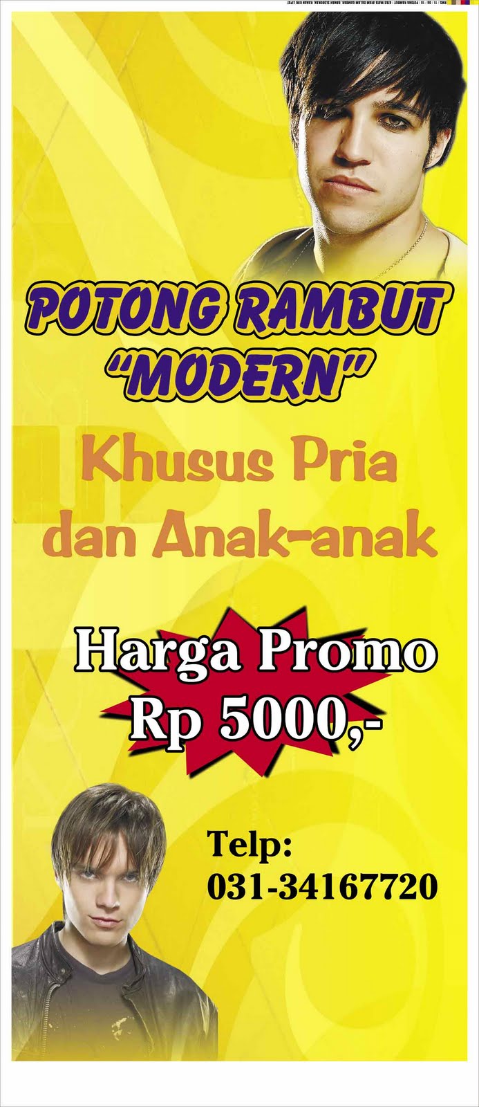 smart advertising: Spanduk Vertical banner Potong Ranbut