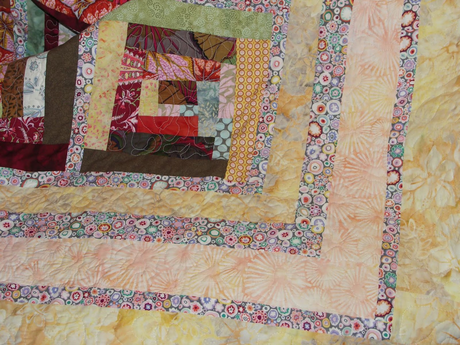 Quilts SB: Q49 – Quilt – Altered Logs I