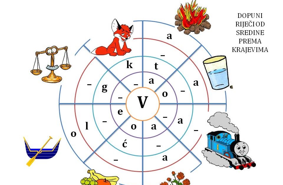 Zlatna djeca: Učimo slova: V