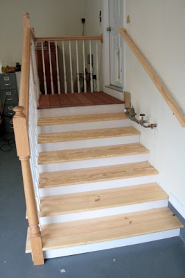 garage stairs with landing - Bing Images | Garage stairs, Garage steps ...