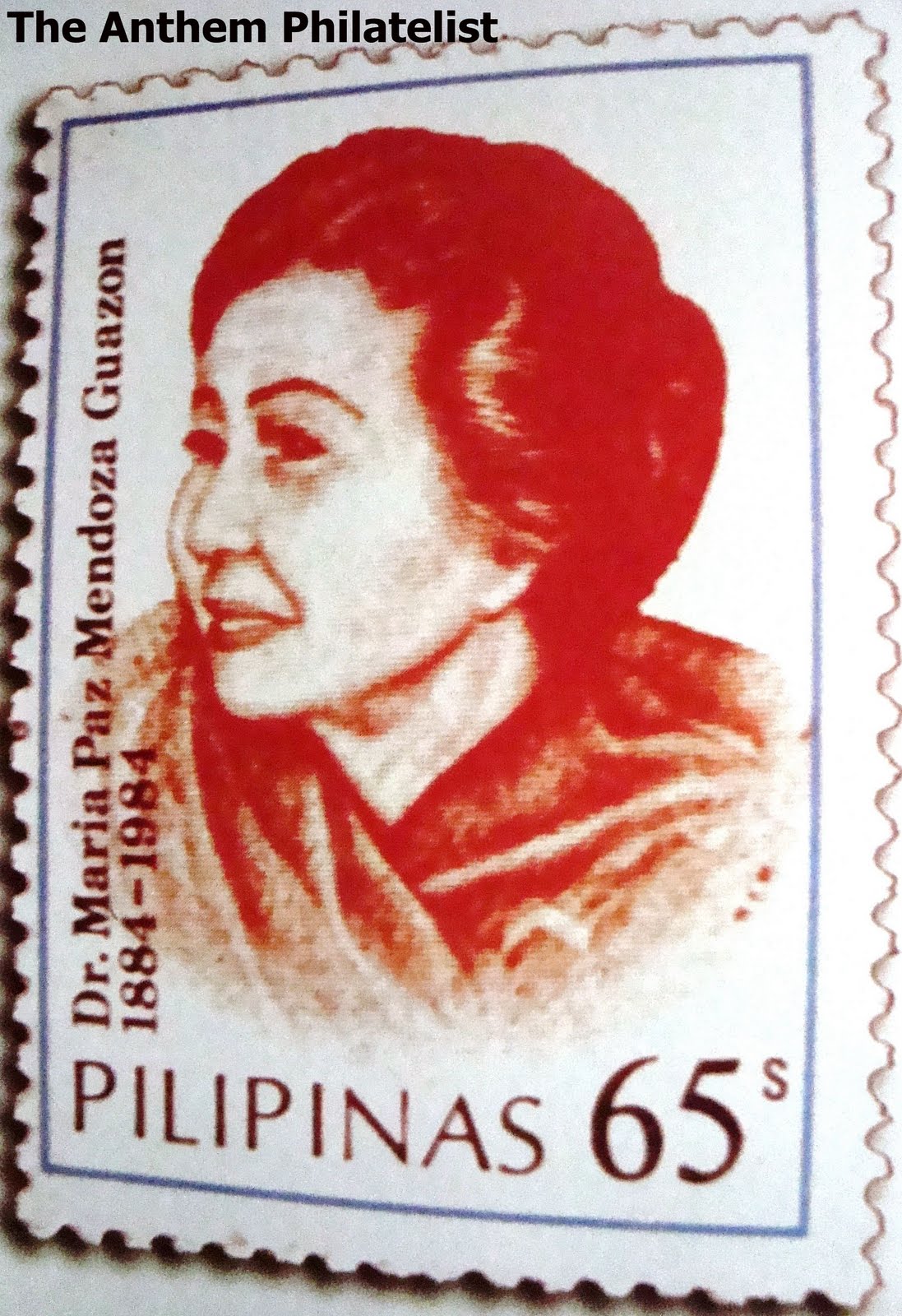 Maria Paz Mendoza Guanzon on Stamps